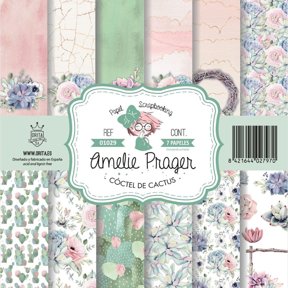 Scrapbooking Sets de 6, 7 et 8 papiers amélie Prag... – Grandado