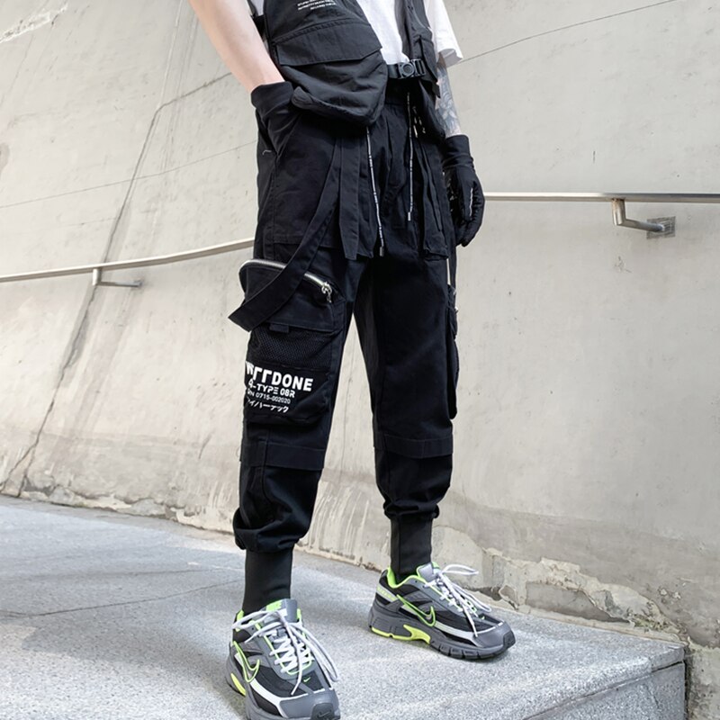 Big Pockets Streetwear Trousers Hip Hop Punk Harem... – Vicedeal