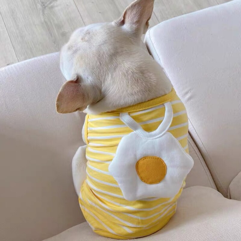 Lovely French Bulldog Summer Egg Cosplay Vest Pet ... – Grandado