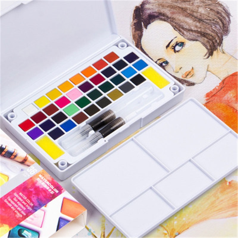12/18/24/36 Color Watercolor Pigment Beginner Draw... – Grandado
