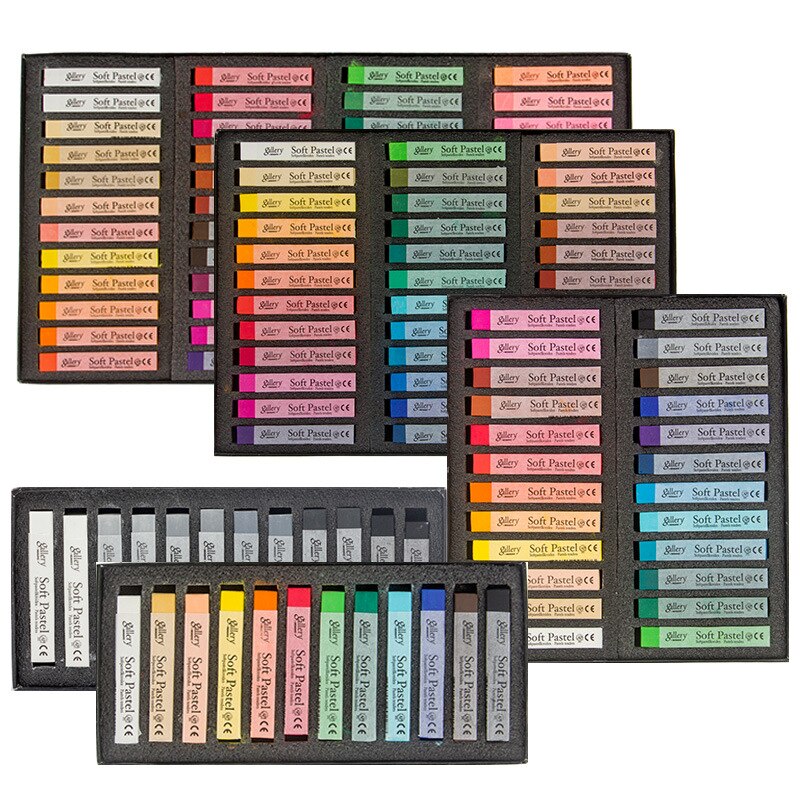 48 Color Soft Pastel Pen Colored Chalk Drawing Col... – Vicedeal