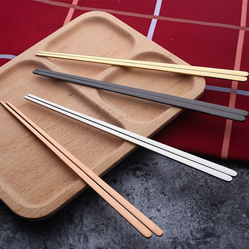 1 Pair 304 Stainless Steel Titanium Plating Solid ... – Vicedeal