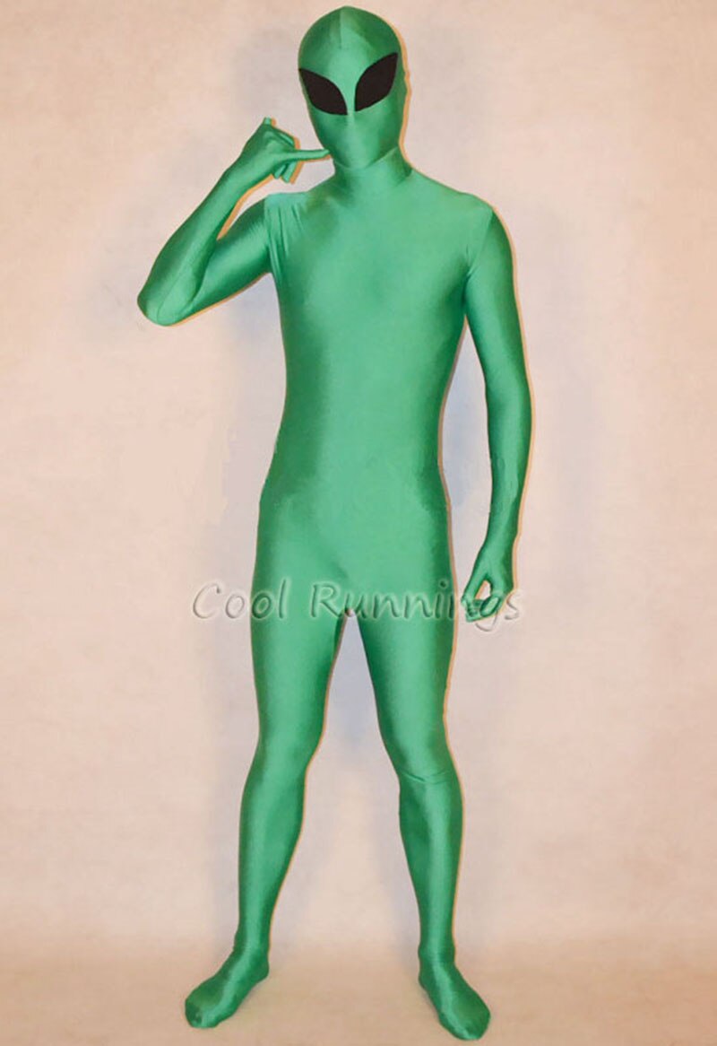 Green Alien Full Body Suit Spandex Zentai Bodysuit... – Vicedeal