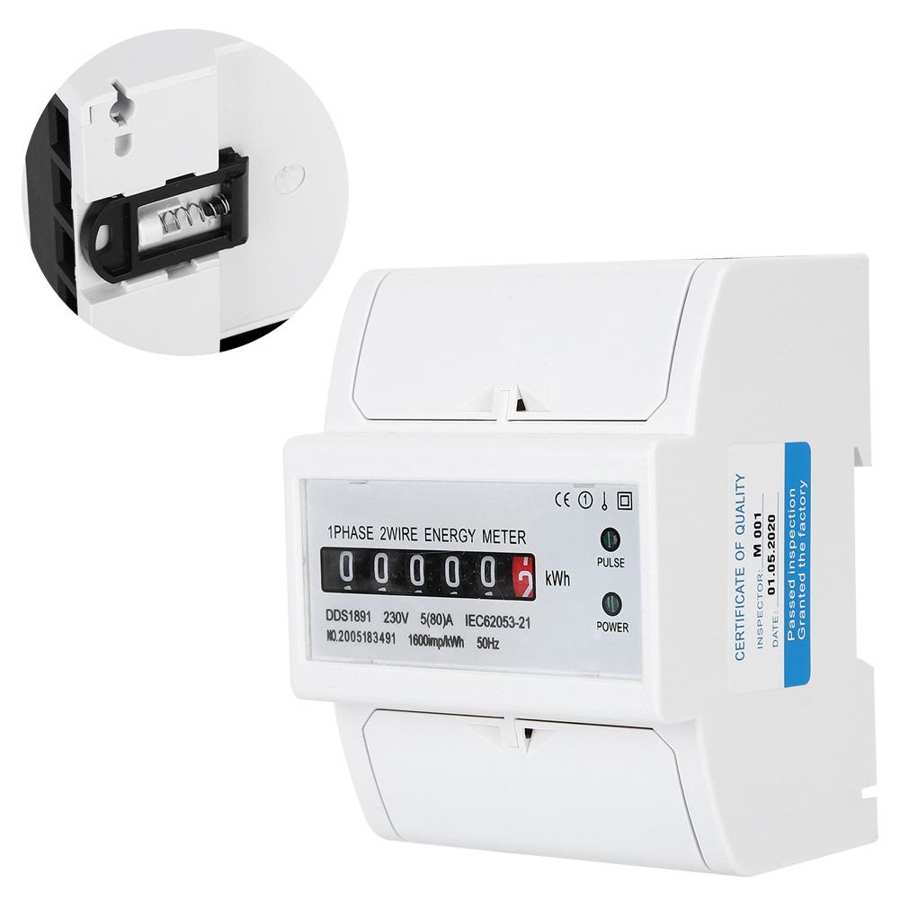 Compteur électrique DDS1891 monophasé 4P compteur ... – Grandado