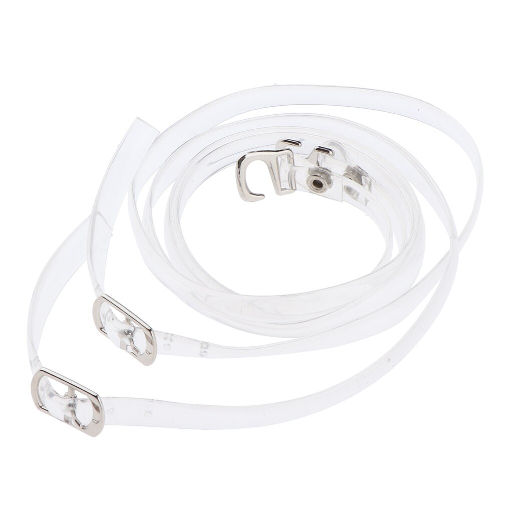 Pair of Extra Long Clear Shoe Straps Lace for Heel... – Grandado