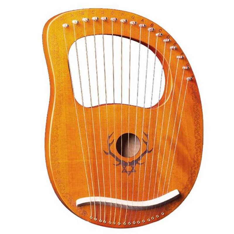 Leier Harfe, Griechischen Violine, 16 String Mahag... – Grandado