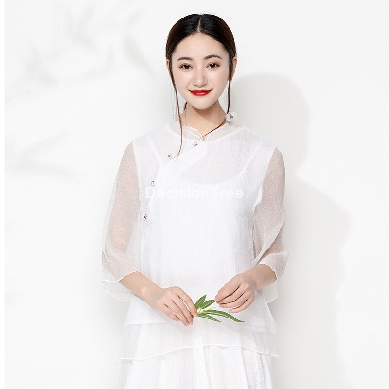 cheongsam top qipao traditional cheongsam oriental... – Vicedeal