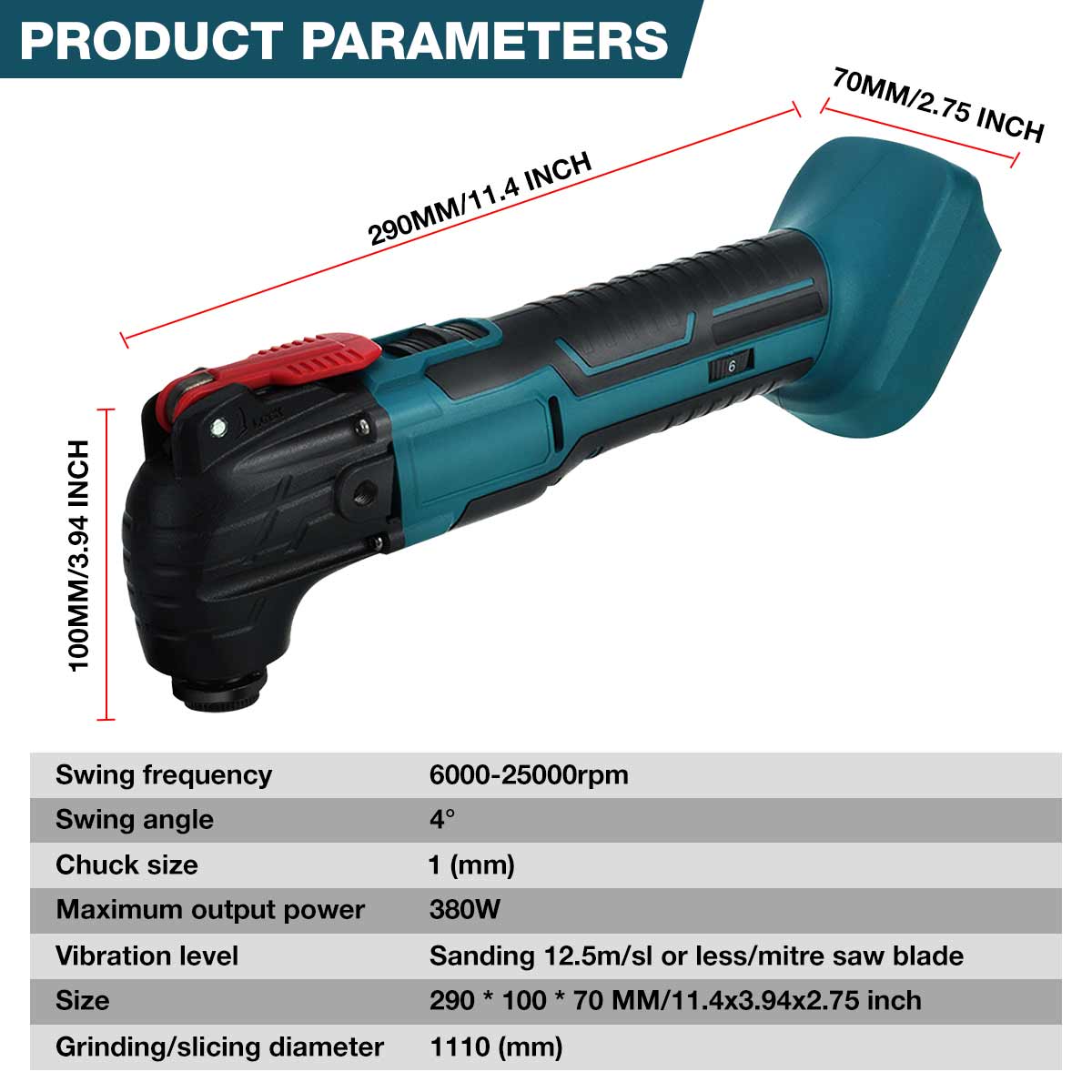 18V Cordless Power Oscillating Multi Tools Electri... – Vicedeal