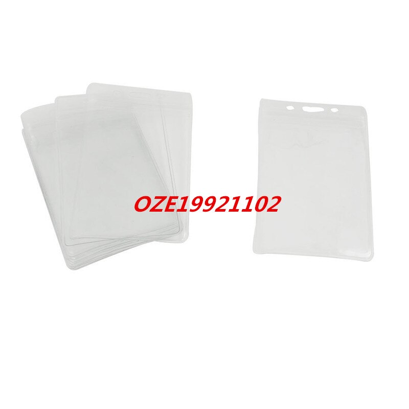 Clear Plastic Vertical Name Tag Badge ID Card Hold... – Grandado