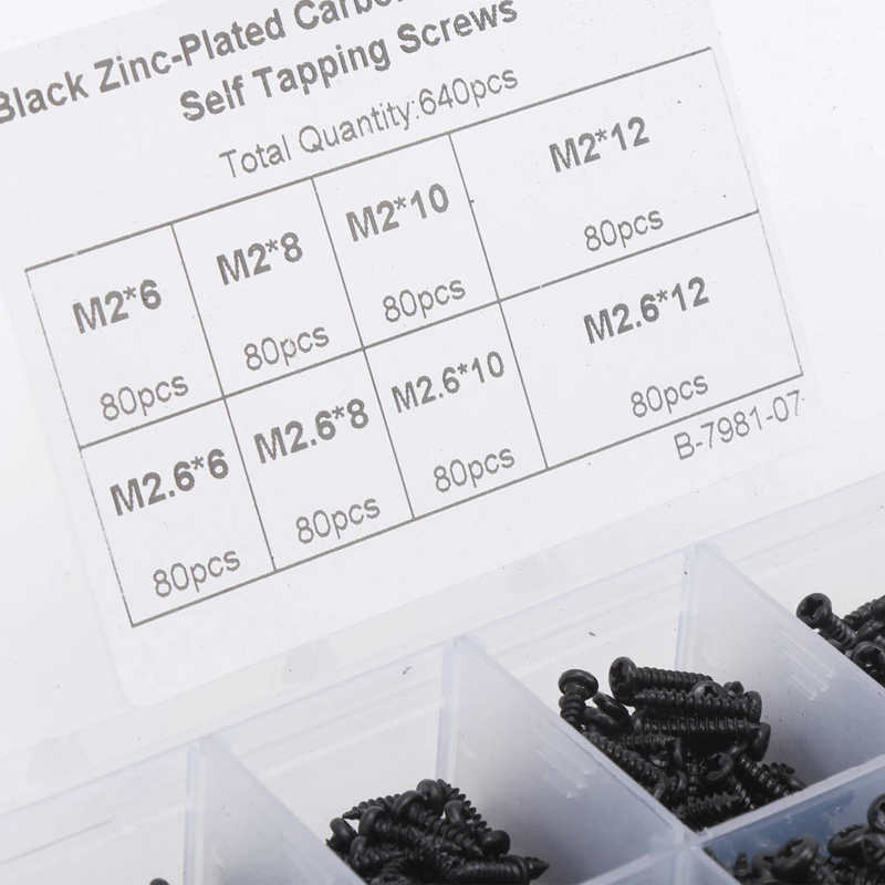 Pan Head Tapping Screws Set All Screws and Nuts Ar... – Grandado