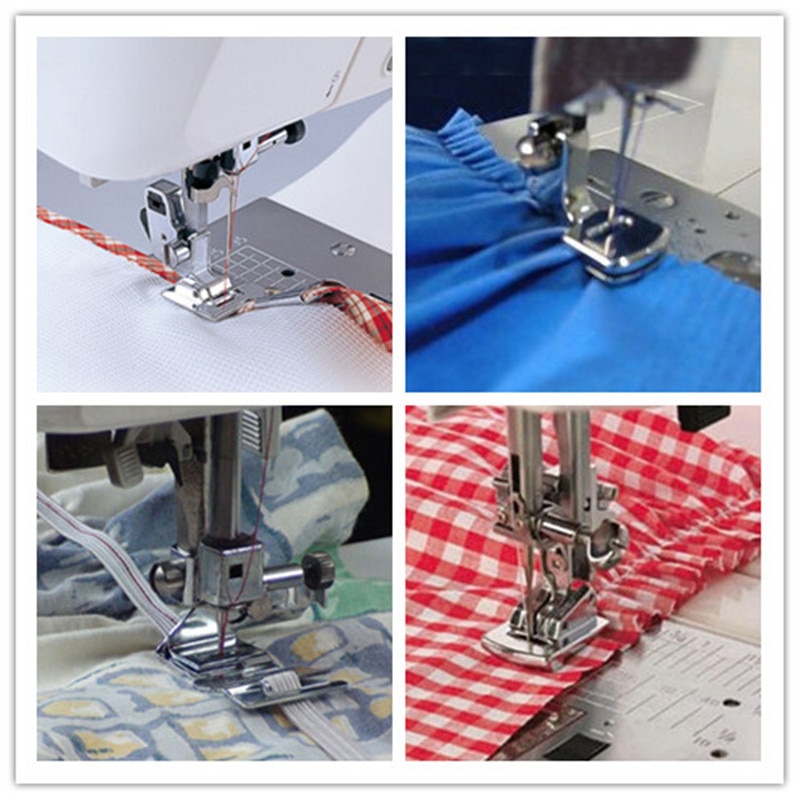 Fold Hem Presser Foot Feet Kit For Sewing Machine ... – Vicedeal