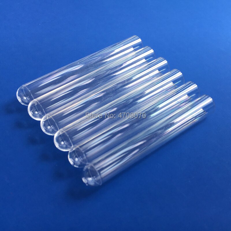 100pcs/lot 15x100mm Lab clear plastic test tube Ha... – Grandado