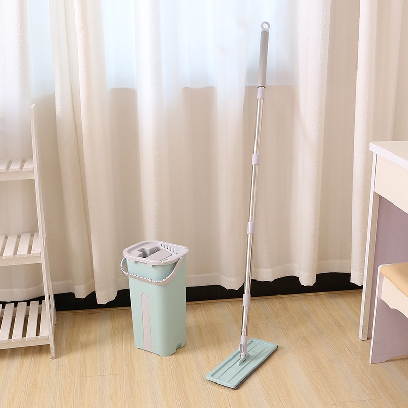 Floor Mop Set Automatic Mop and Bucket Avoid Hand ... – Vicedeal