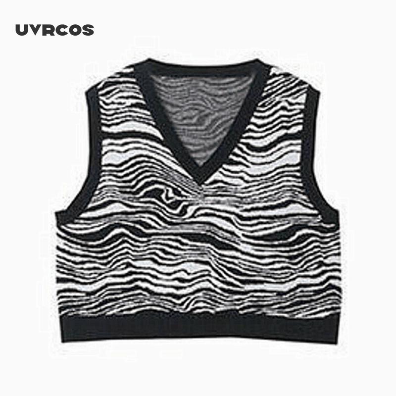 UVRCOS Short Sweater Vest Women Spring Summer Kore... – Grandado
