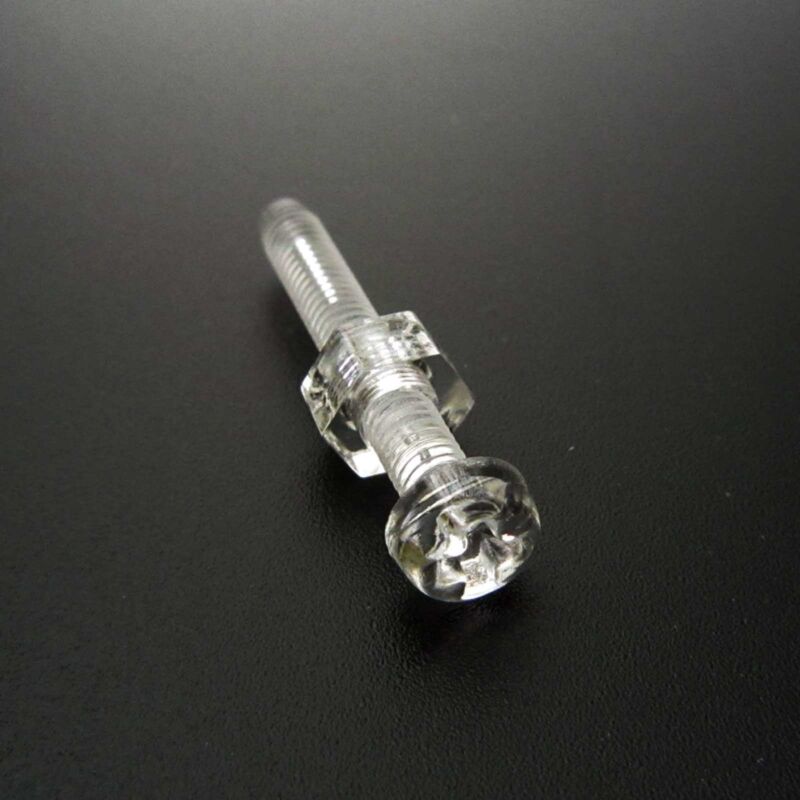 Clear Plastic Acrylic Nylon M3 Round Phillips Head... – Grandado