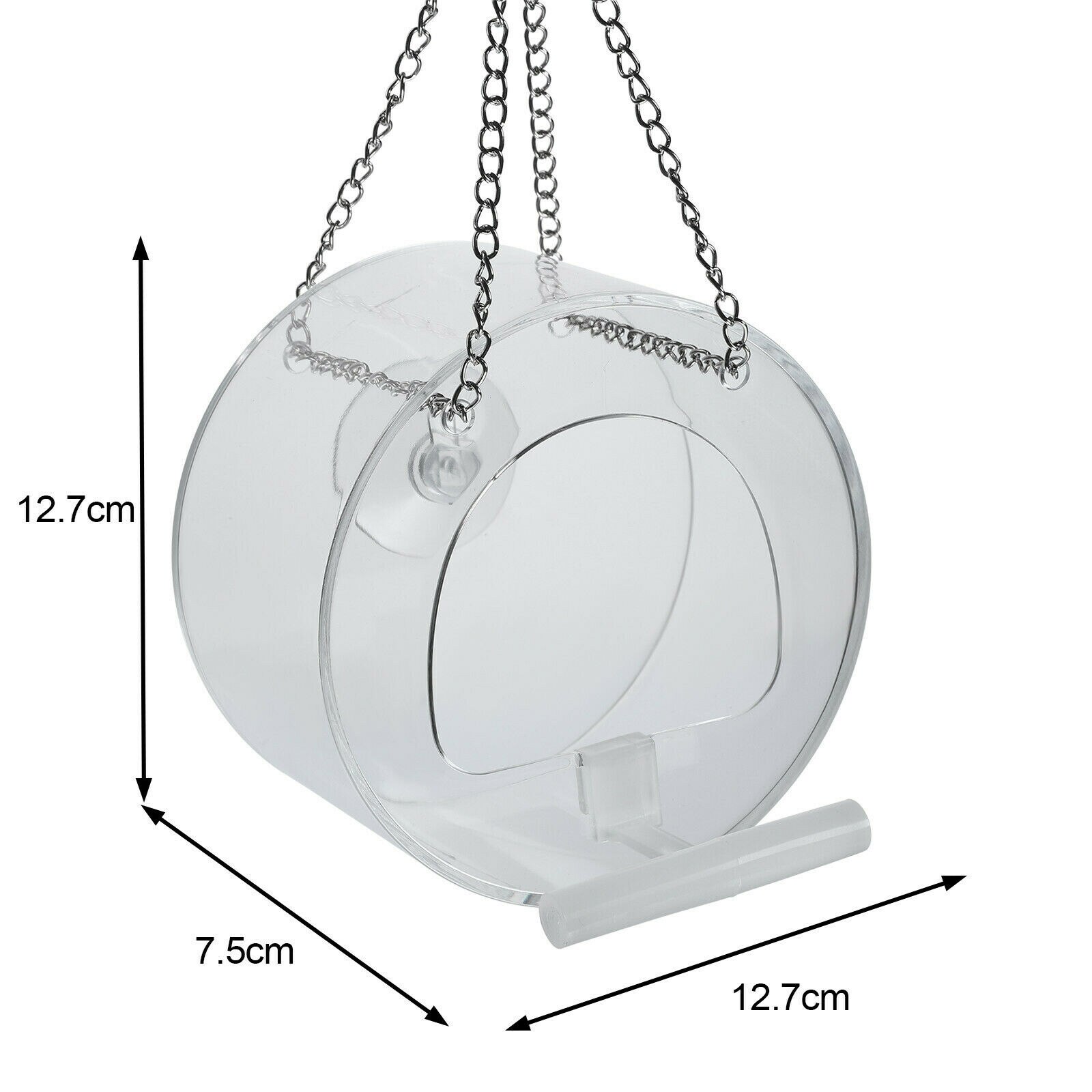Acrylic Bird Feeder Food Box Anti-scatter Parrot F... – Vicedeal