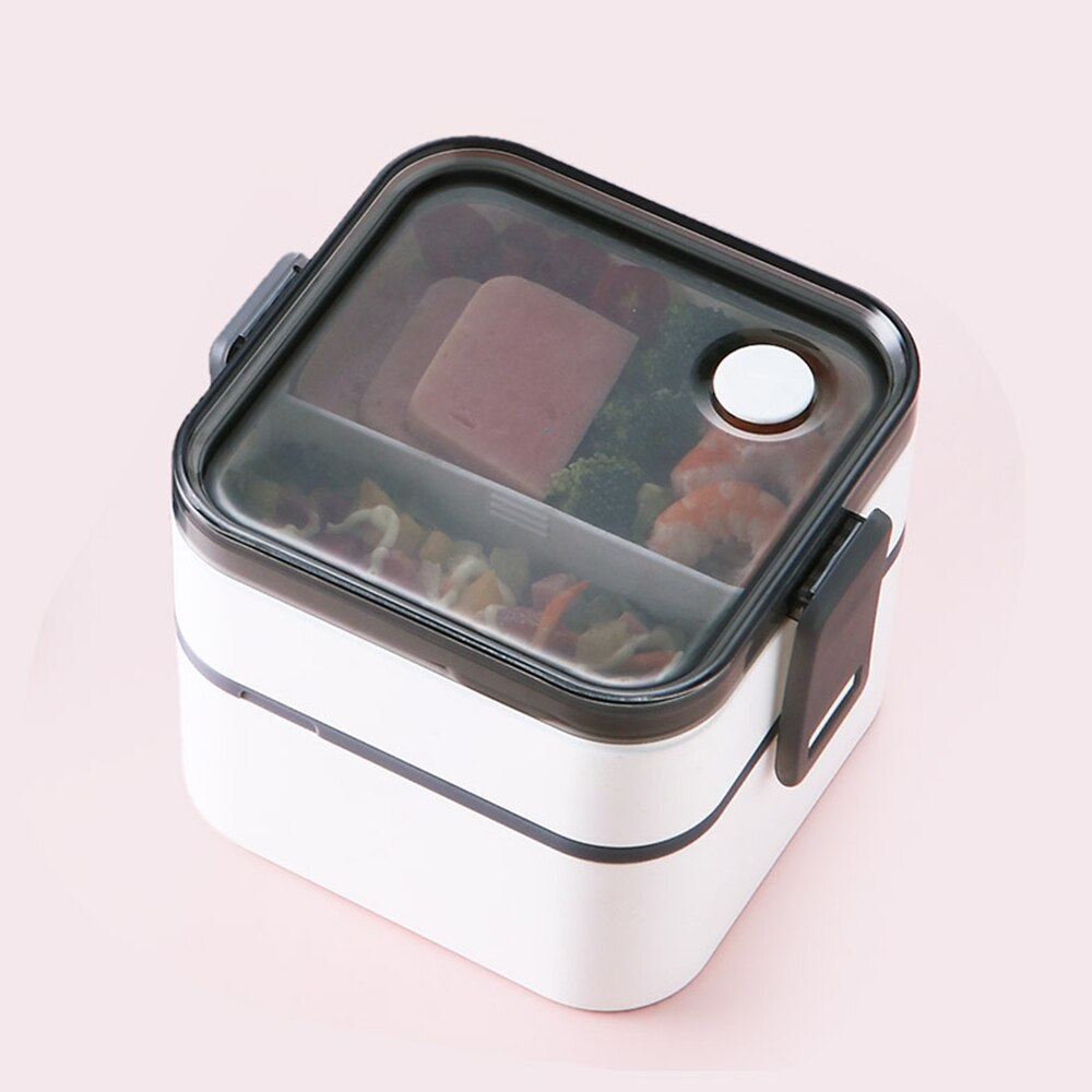 500-1100ml Portable 2 Layer Healthy Lunch Box Food... – Grandado