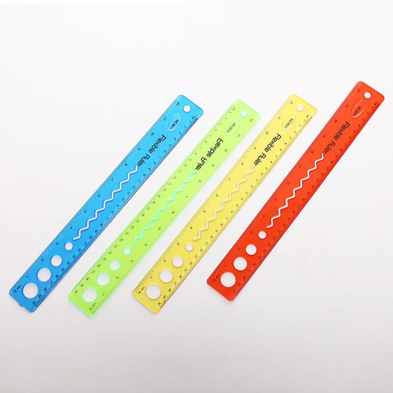 30cm Super Soft Ruler Flexible Straight Ruler Plas... – Vicedeal