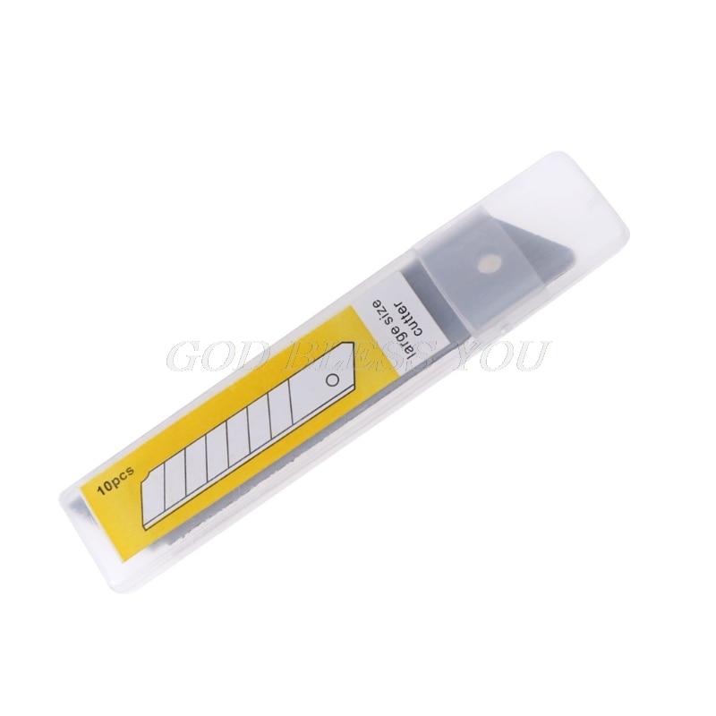 10 Pcs Boxcutter Snap off Replacement Blades 9/18m... – Grandado