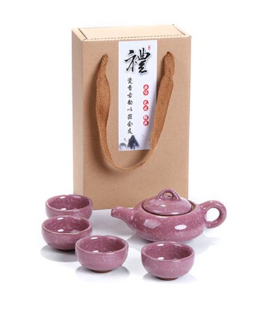 Exquisite carton packaging Tea Set 1pot 4cups,Cera... – Grandado