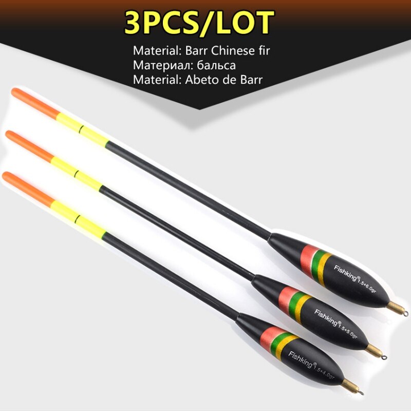Fishing Float Boei Barr Hout Fluorescerende Vissen... – Vicedeal