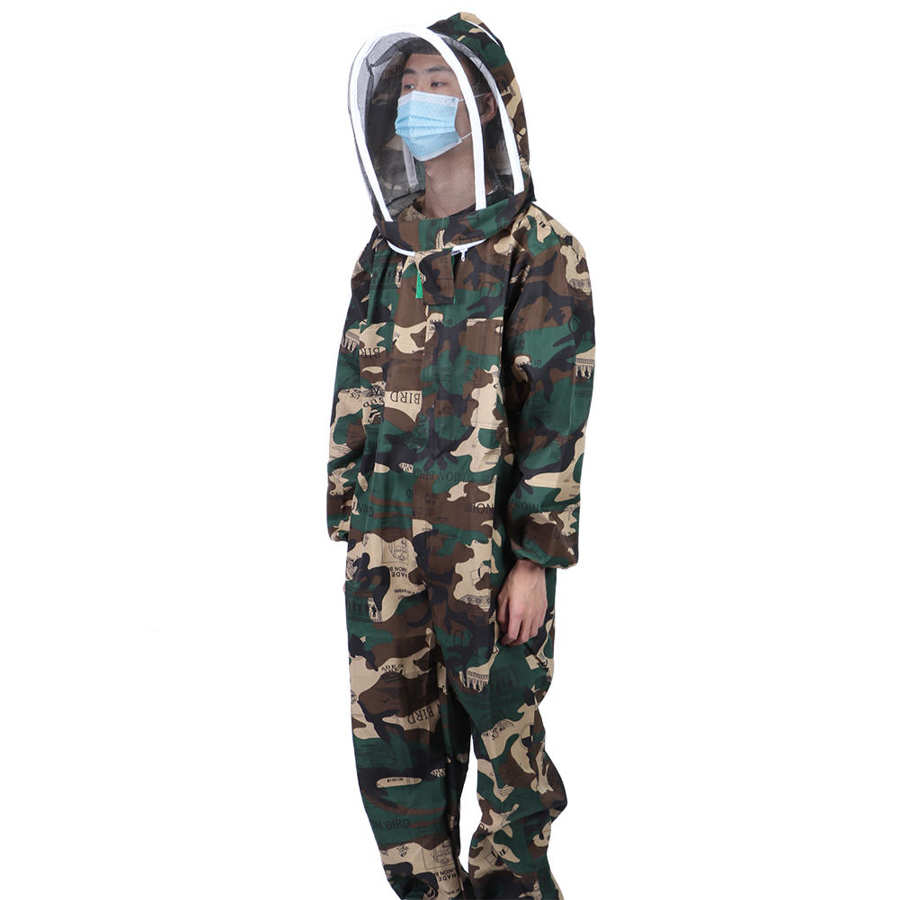 Beekeeping Protective One-Piece Bee Suit Clothes w... – Grandado