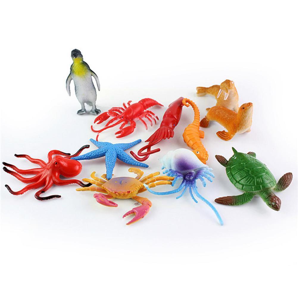 24pcs Mini Simulation Ocean Sea Animal Model Toys ... – Grandado