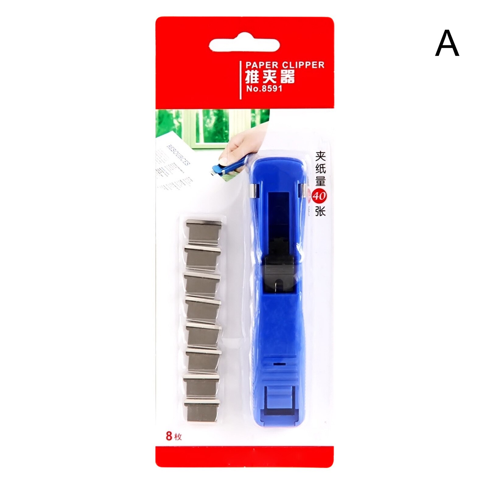 Push Clip Device Portable Handheld Paper Fast Clam... – Grandado