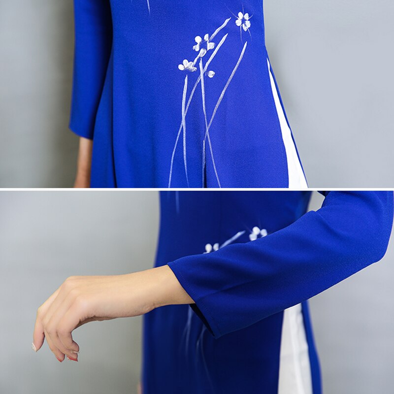 Patchwork Tight Dress For Woman Chinese Traditiona... – Vicedeal