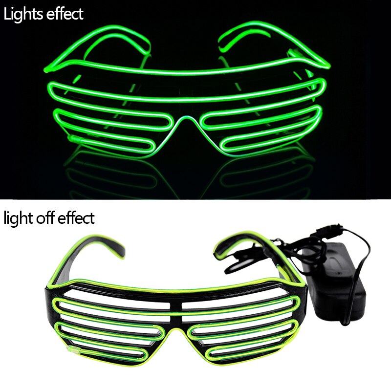 Led Glowing Neon Bril Halloween Christmas Party Kn... – Grandado