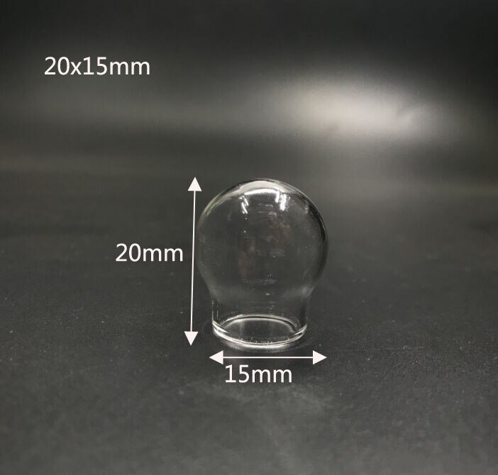 20 x 15mm glazen bolbollen display holle ronde bol... – Vicedeal