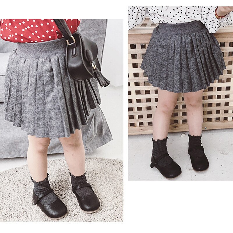 Girls Pleated Skirts Spring Autumn Kids School Ski... – Grandado