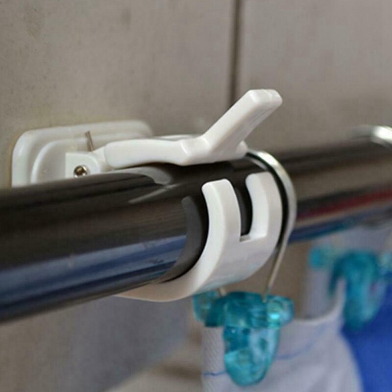 2Pcs/set Self-adhesive Hook Bracket Home Wall Hook Clothes Rail Small ...