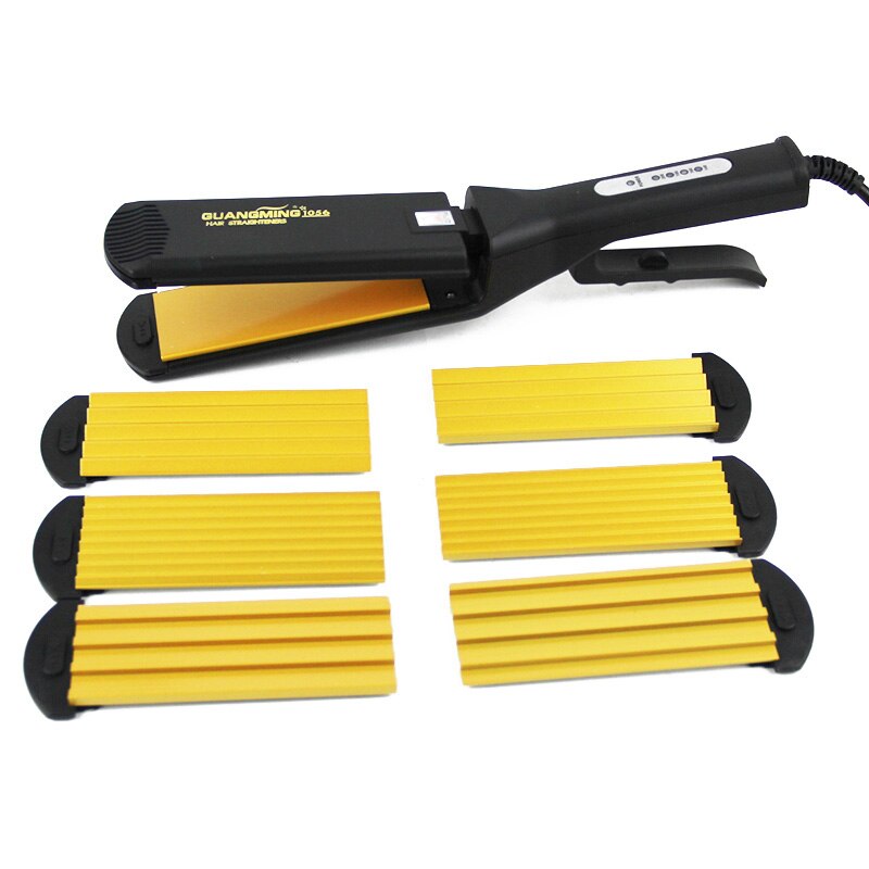 4-in-1 Women Interchangeable Plates Hair Straighte... – Grandado