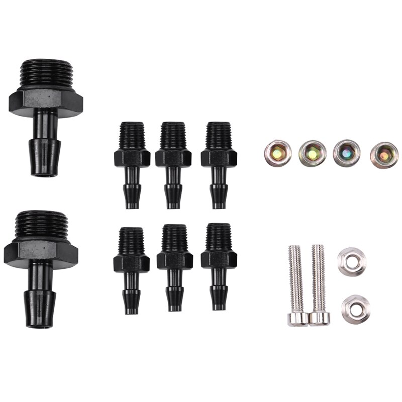 Aluminum Vacuum Manifold Kits 6 Port 1/8 NPT Turbo... – Grandado