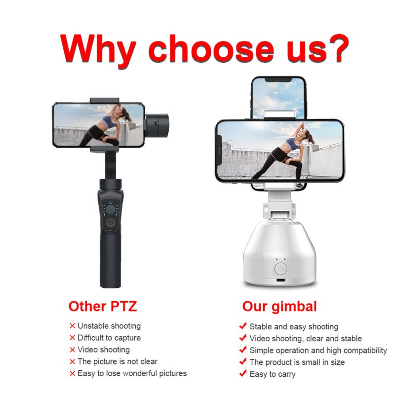Auto Smart Shooting Selfie Stick Intelligent Follo... – Grandado