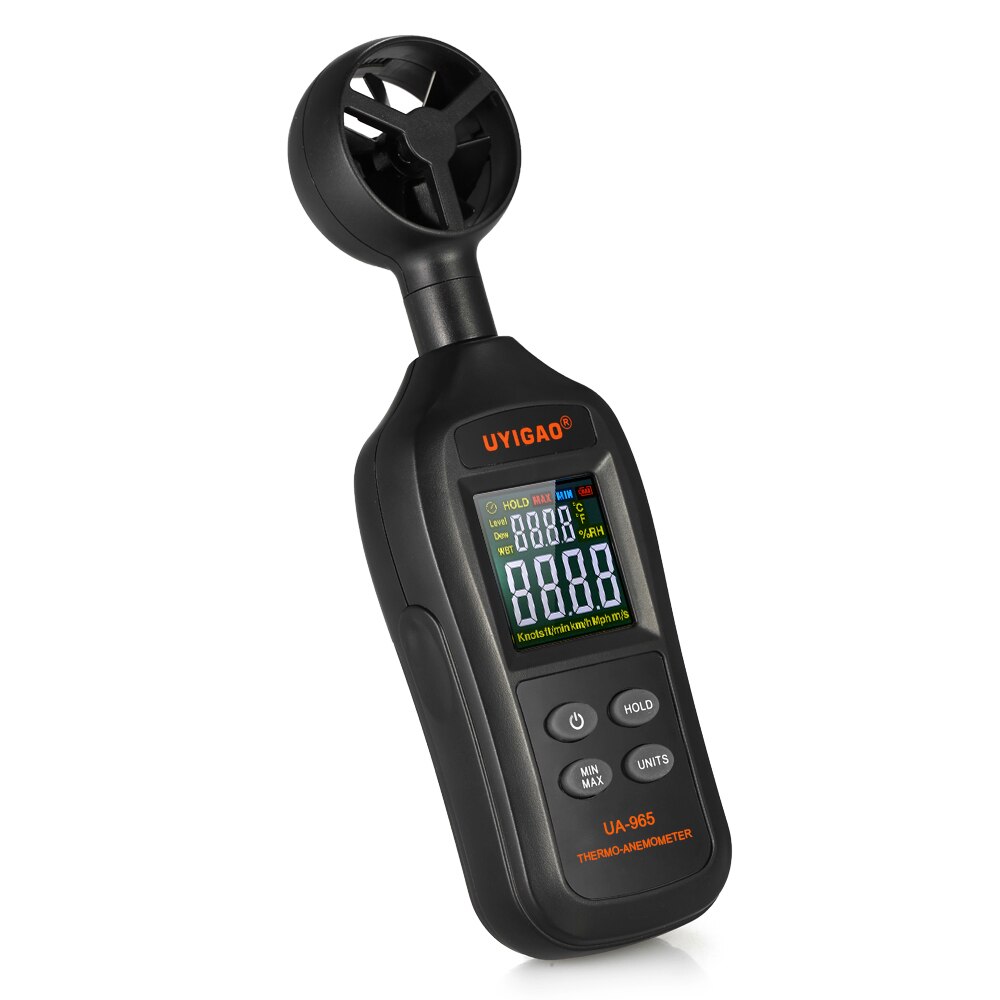 UYIGAO Digital Tachometer Anemometer Thermometer H... – Grandado