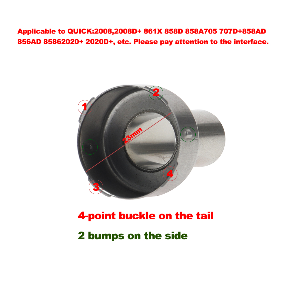 Quick Original Nozzle for QUICK 2008D+ 861X 858D 8... – Grandado