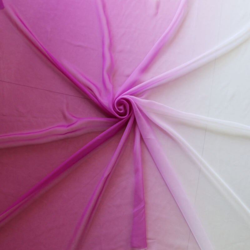 100cm*148cm shade chiffon material 30d gradient co... – Grandado