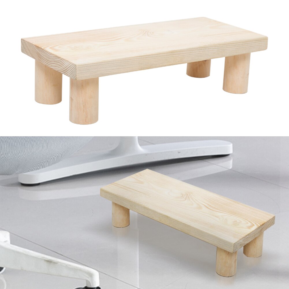 Retro rectangular wooden small stool Stepladder in... – Grandado