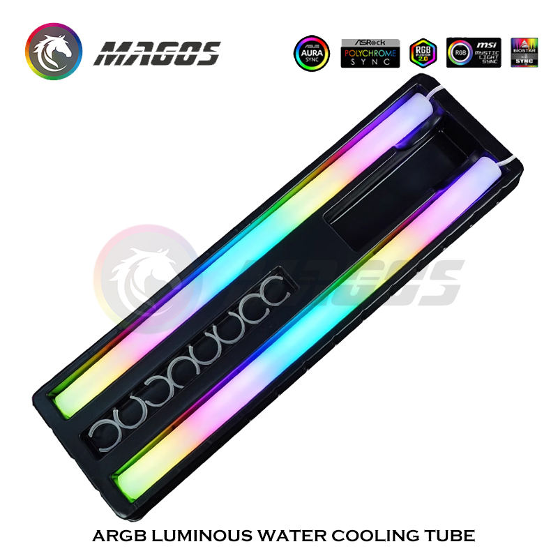 120 240 360 CPU AIO Water Cooler Tubing RGB Soft L... – Vicedeal