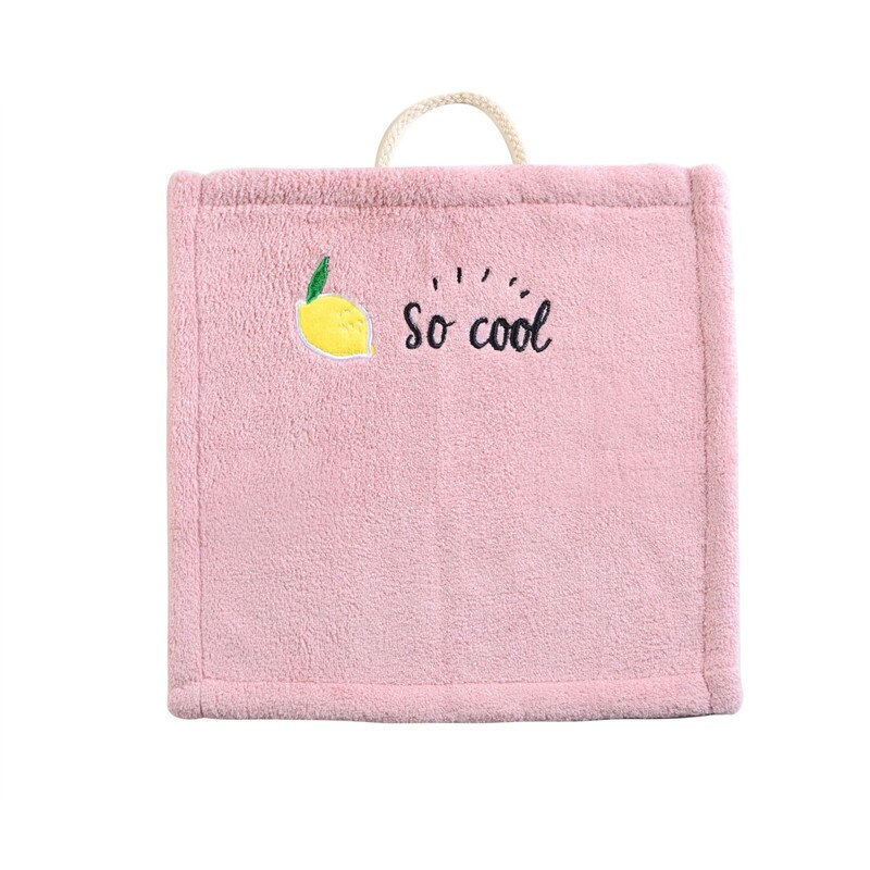JO LIFE Hanging Coral Velvet Hand Towel Soft Absor... – Vicedeal