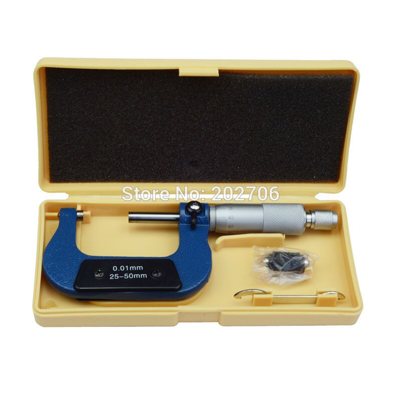 25-50mm Outside Micrometer 0.01mm Micrometer Measu... – Grandado