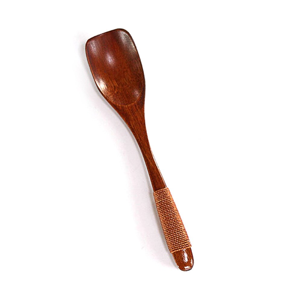 Wooden Spoon Soup Spoon Colher Solid Wood Porridge... – Grandado