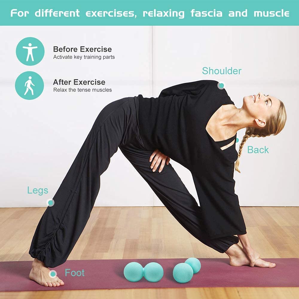 Peanut Massage Ball Myofascial Release Double Trig... – Vicedeal