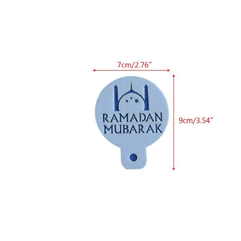 8 stk / sett eid mubarak ramadan plast kaffe runde... – Vicedeal