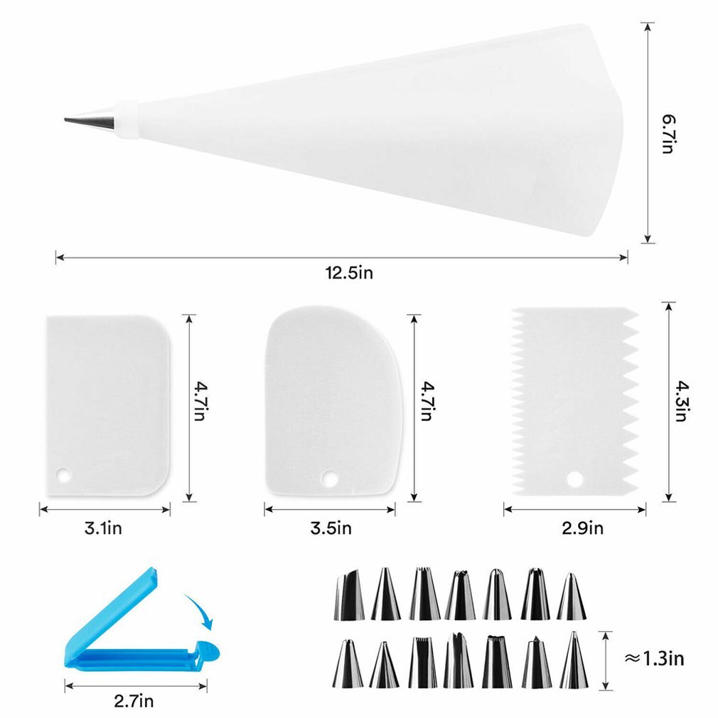 20 pcs/set Cake decorating tool set Pipeline tips ... – Grandado