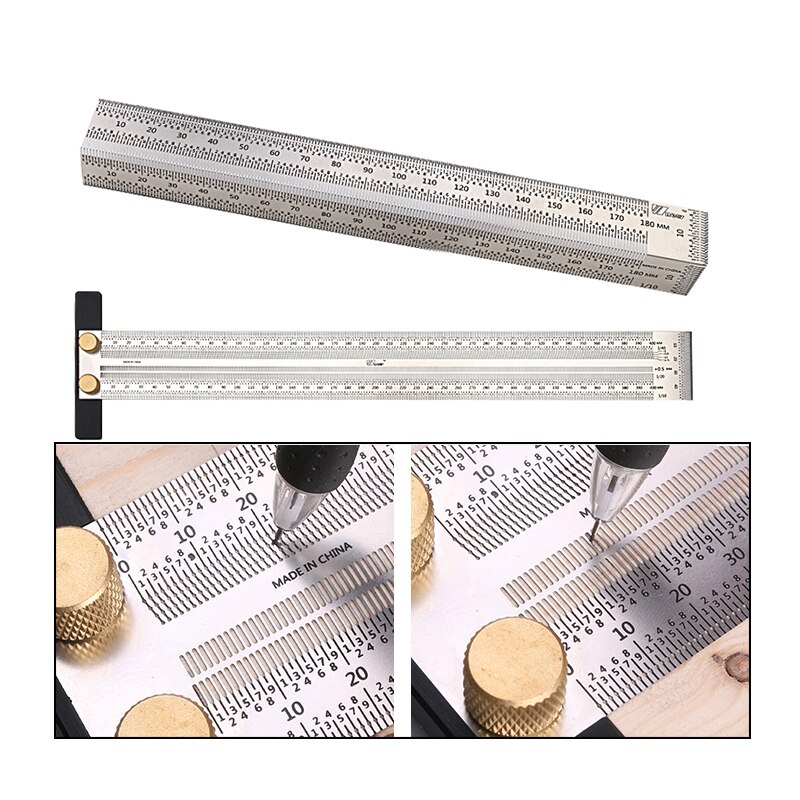 Woodworking T Ruler High Precision Gauge Marking S... – Grandado