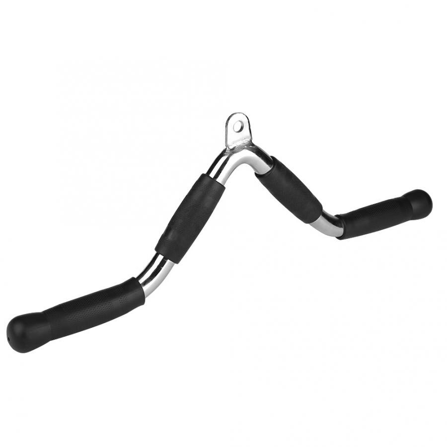 Multi-purpose V-shaped Bar Handle Cable Exercise A... – Vicedeal