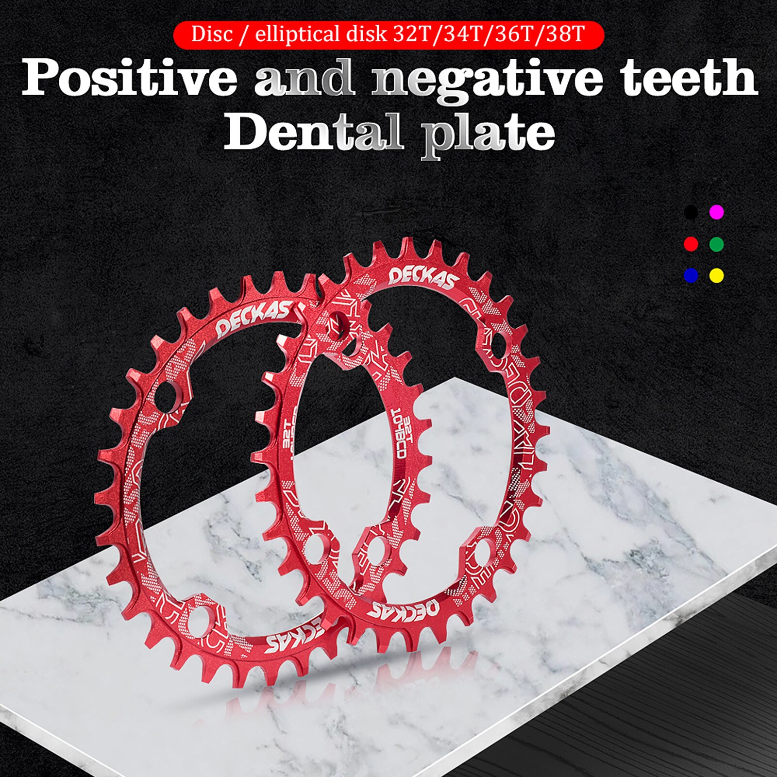 Round Narrow Wide Chainring Gear Bicycle Disc 36T ... – Vicedeal